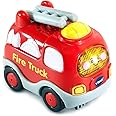 Amazon.com: VTech Go! Go! Smart Wheels Fire Truck, Multicolor : Toys ...