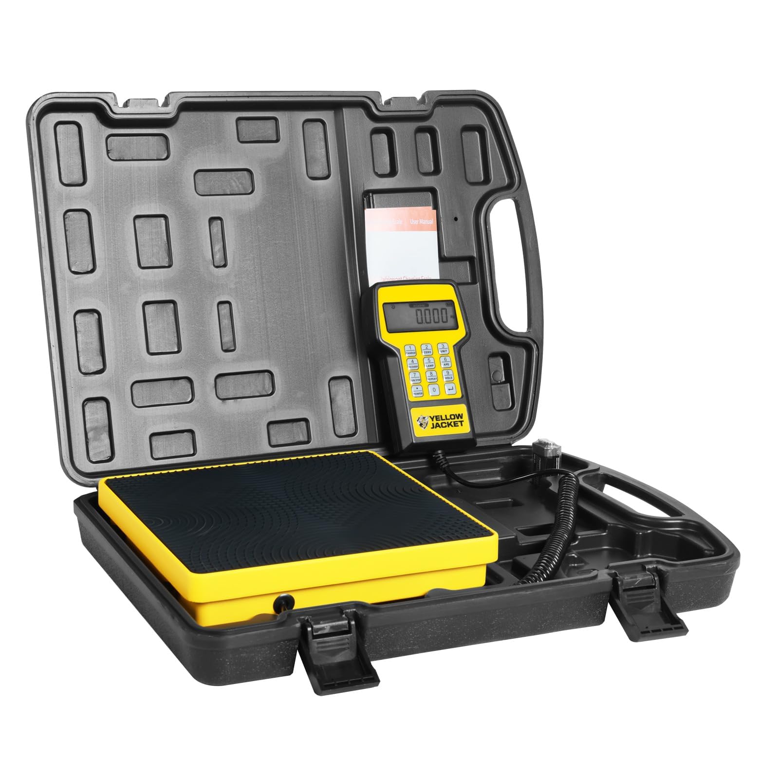 YELLOW JACKET Upgraded Refrigerant Scale 220 LBS High Precision ...