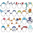 Amazon.com: 24 Pieces Sea Animal Party Headband Under the Sea Party ...
