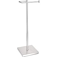 Amazon Basics Bathroom Accessory Collection Classic Square Standing ...