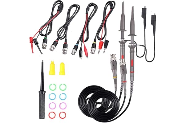 Electrical Testing 100:1 Oscilloscope Probe Test Lead Kit Oscilloscopes ...