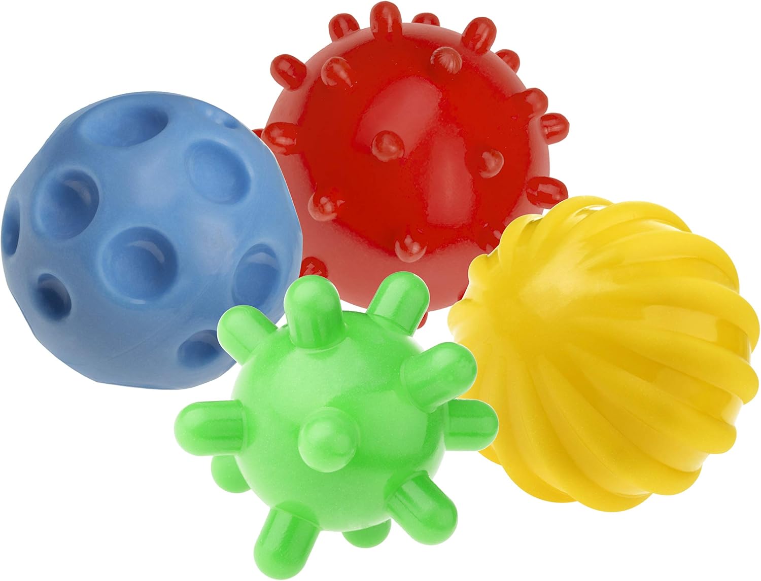 Soft Sensory Balls, 4 Set Baby Balls, Multi- Texture Sensory Balls ...