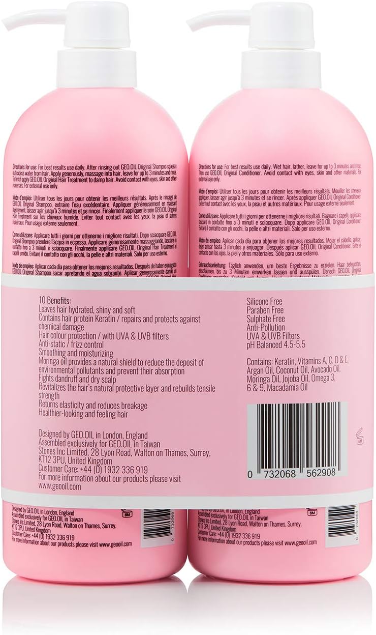 GEO OIL Original Shampoo and Conditioner Set 1000ml – BigaMart