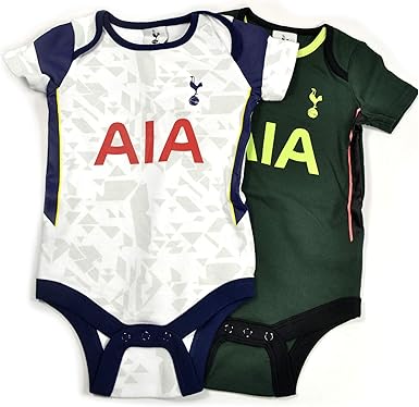 THFC Tottenham Hotspur Baby Kit 2 Pack Bodysuits | 2020/21 (12-18 ...