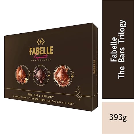 Fabelle Exquisite Chocolates, The Bars Trilogy, 393g: Amazon.in ...