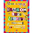 Amazon.com: The Cut Out And Collage Book: Ransom Note Letters: 1800 ...