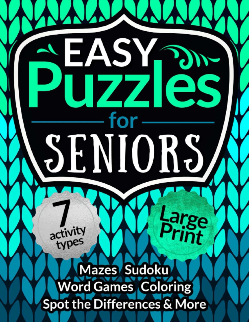Mua Easy Puzzles for Seniors: Activities for Elderly Adults, Dementia ...