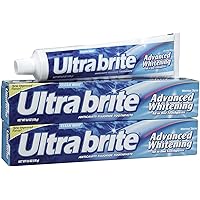 Amazon.com: Ultra Brite Advanced Whitening Toothpaste - 6 oz - 2 pk ...
