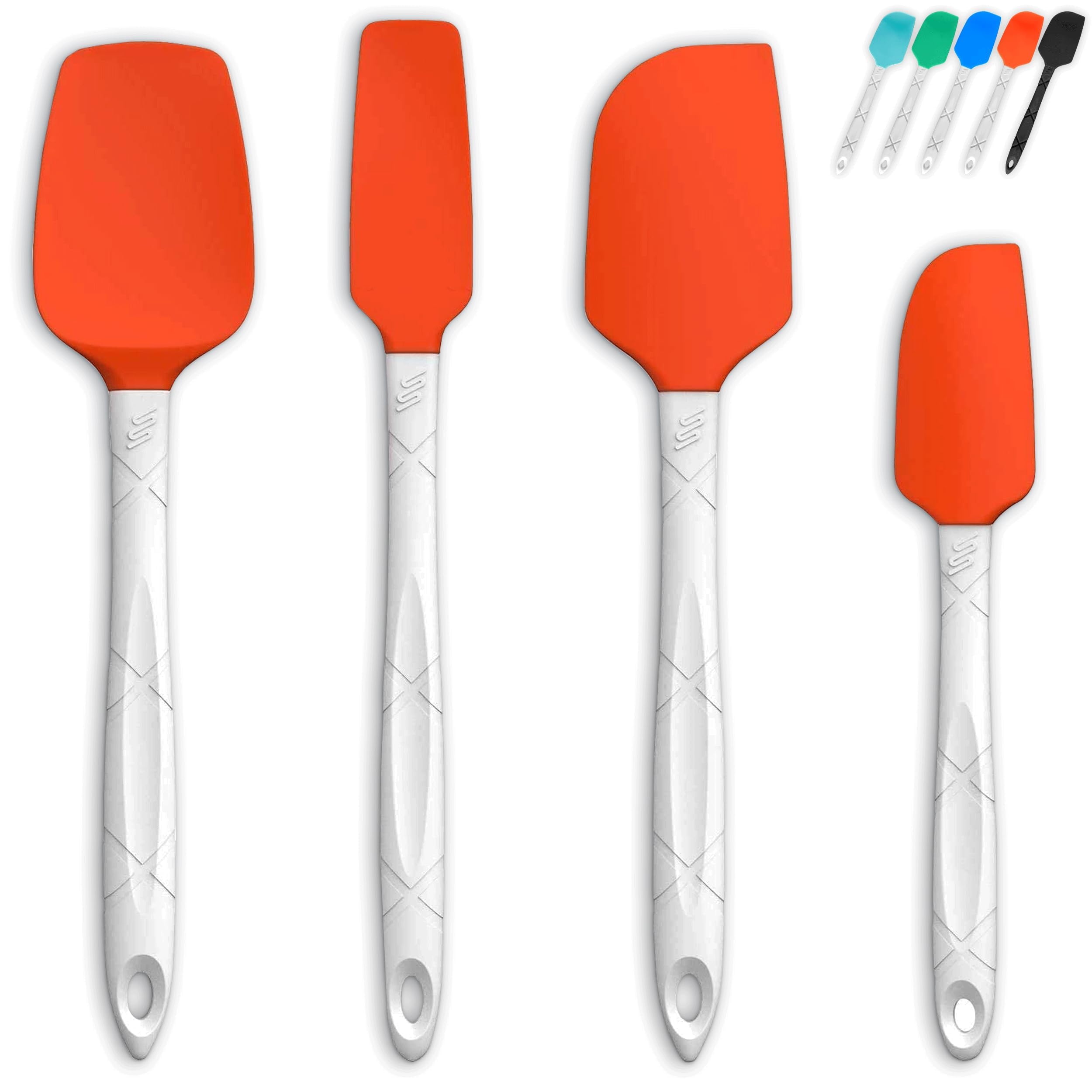 Mua M KITCHEN Silicone Spatula Set - Heat Resistant & BPA Free - 4 ...