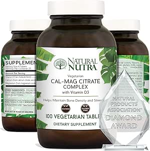 Amazon.com: Natural Nutra Cal-Mag Citrate with Vitamin D3, Calcium ...