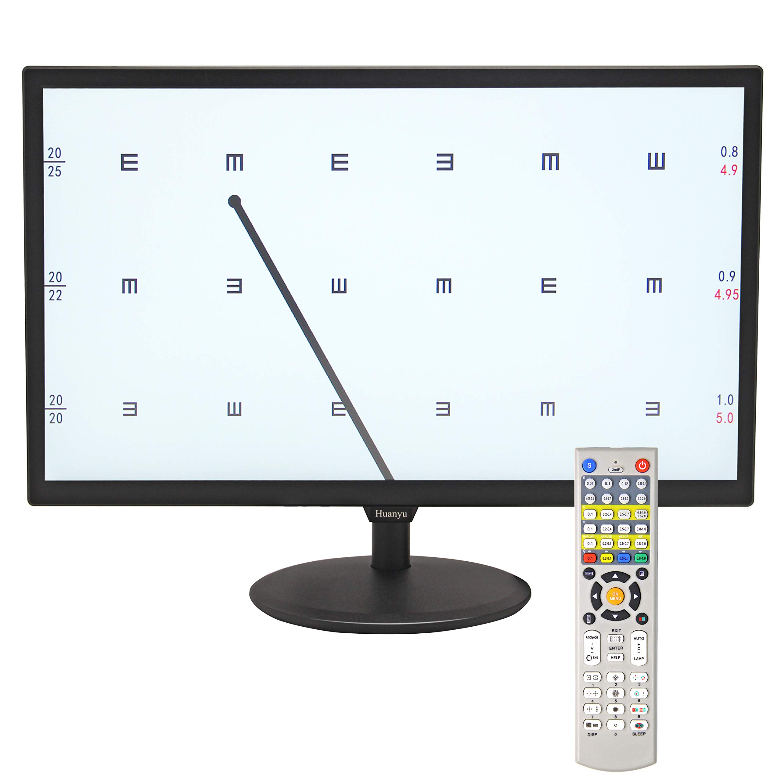 Huanyu 21.5-inch Visual Acuity Chart Full Window Display LCD Optical ...