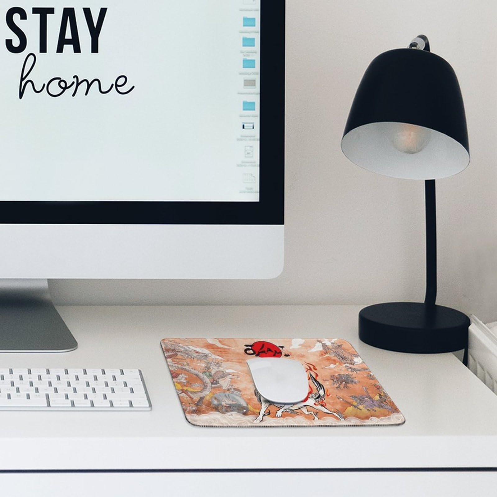 Okami 3D Watermark Waterproof Keyboard Pad, Mouse Pad And Anti-Slip ...