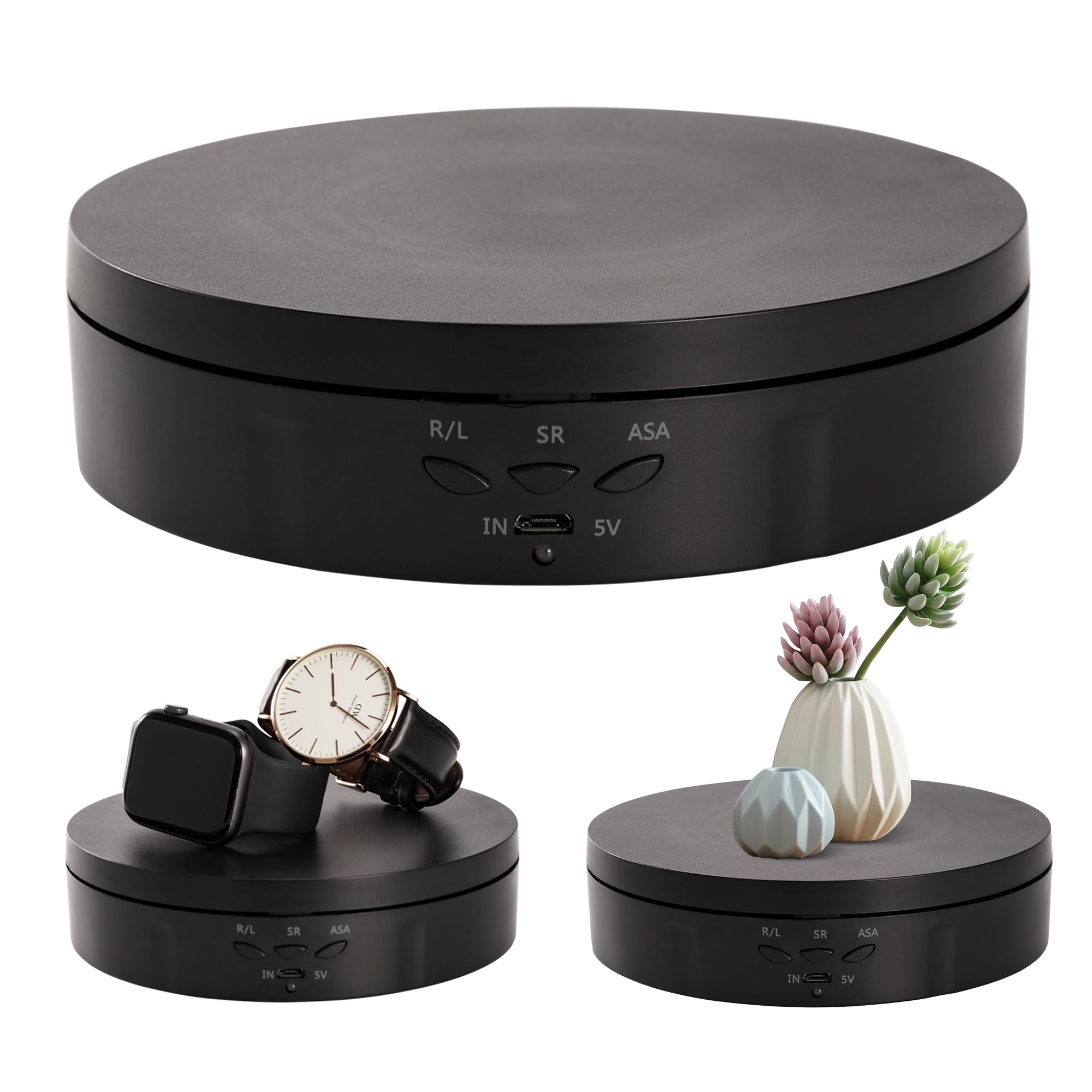 Mua Rotating Display Stand Black 5.7 Inch Turntable Stand Spinning ...