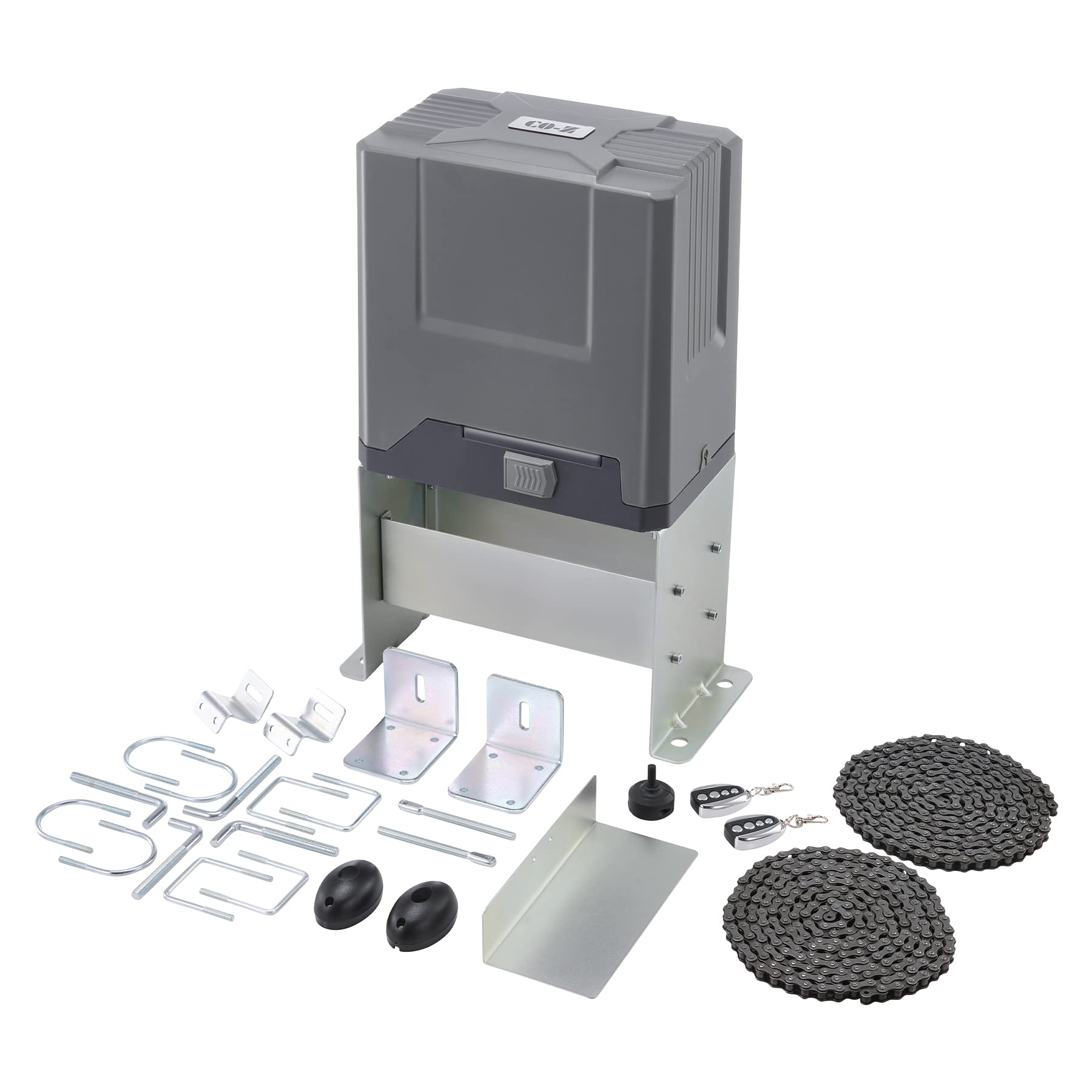 CO-Z CG5500 Automatic 5500 lb Sliding Gate Opener with 2 Remote Controls, Electric Rolling ...