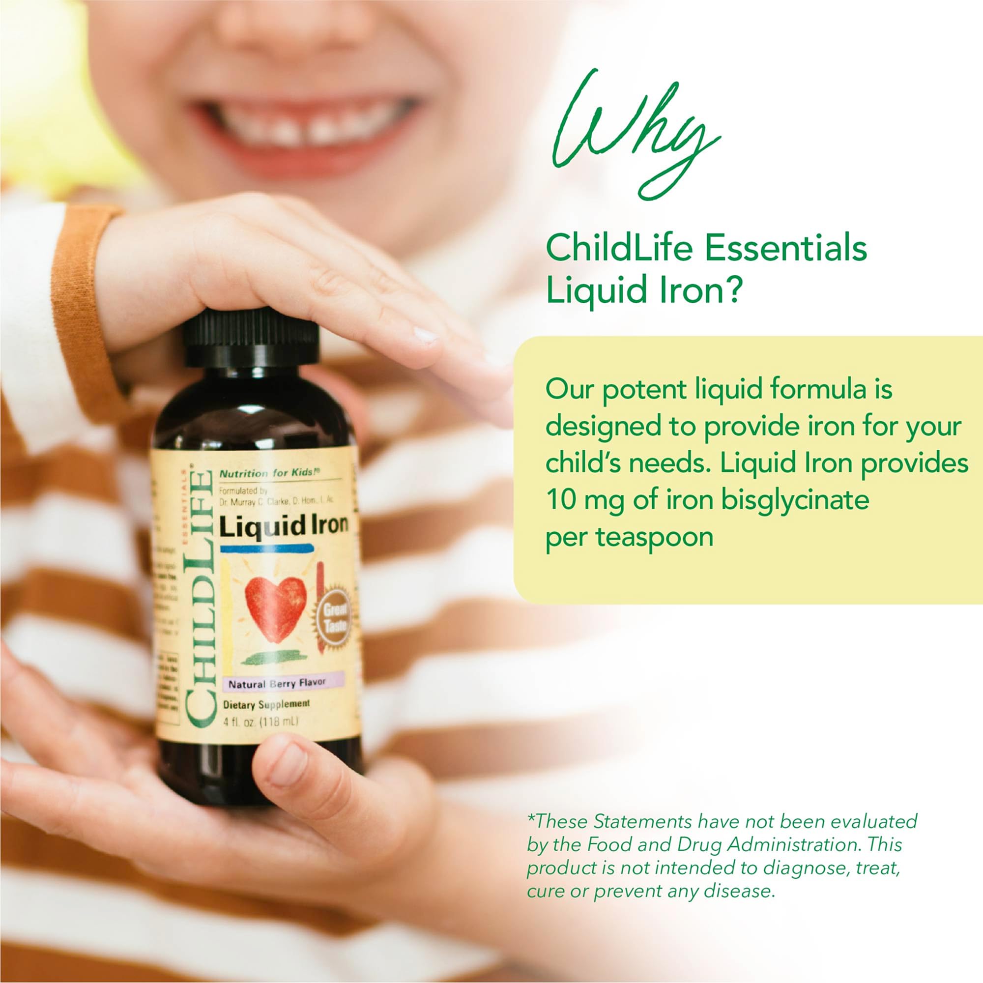 Mua CHILDLIFE ESSENTIALS Liquid Iron for Kids - Iron Supplement Drops ...