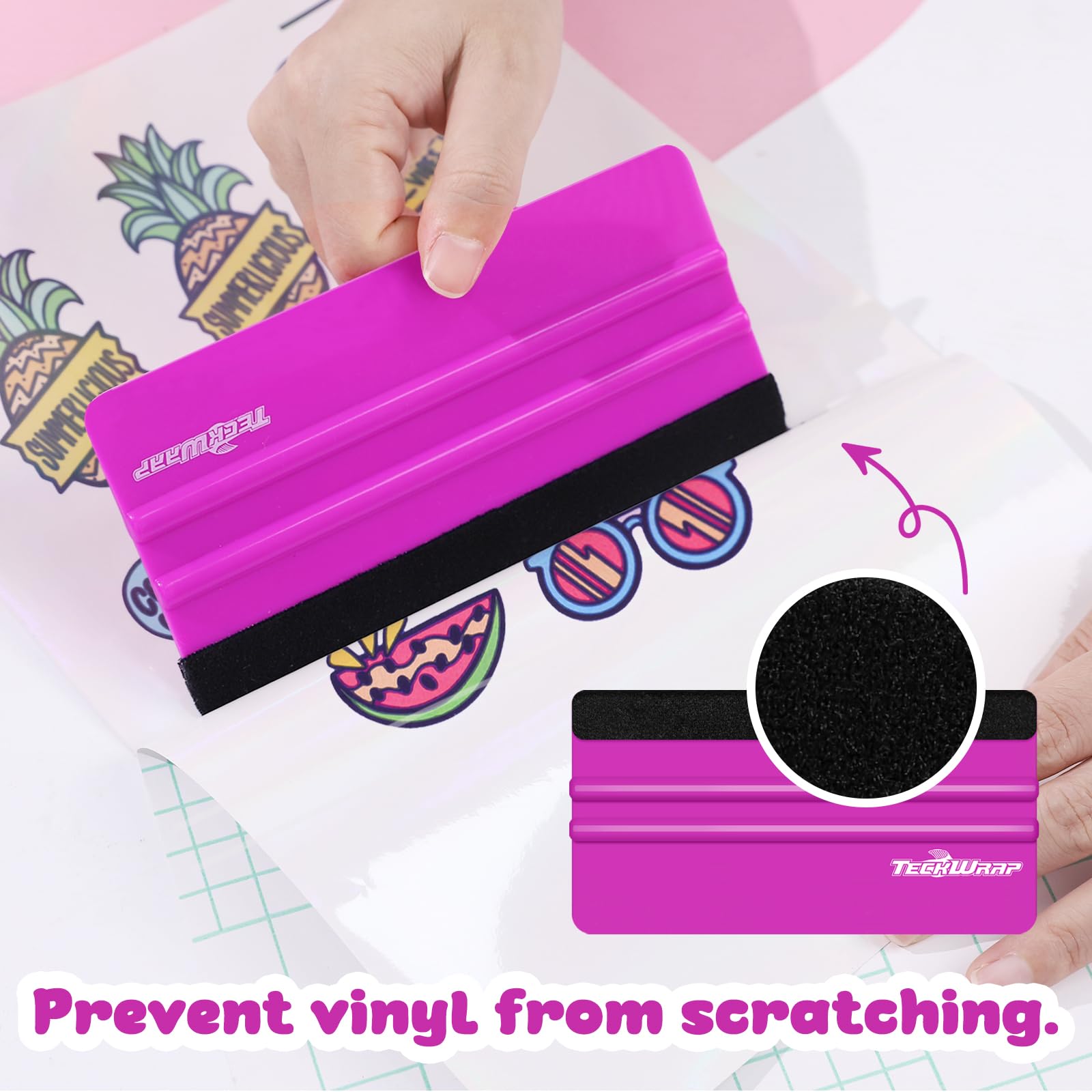 Mua TECKWRAP Professional Squeegee Tool for Vinyl Decals, Inkjet Vinyl Sticker Paper,and ...