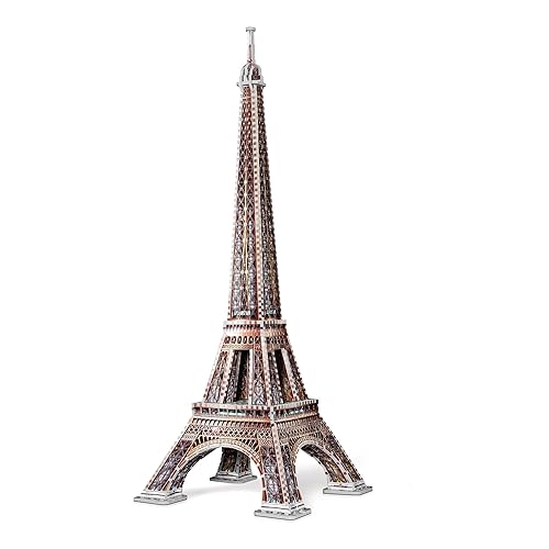 Wrebbit3D Eiffel Tower 3D Puzzle | 816 Jigsaw Puzzle Pieces | Romantic ...