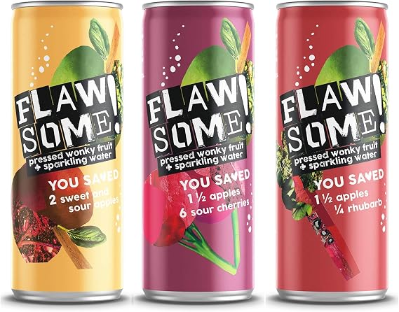 Flawsome! Drinks - Variety Pack - Lightly Sparkling Juice Drink ...