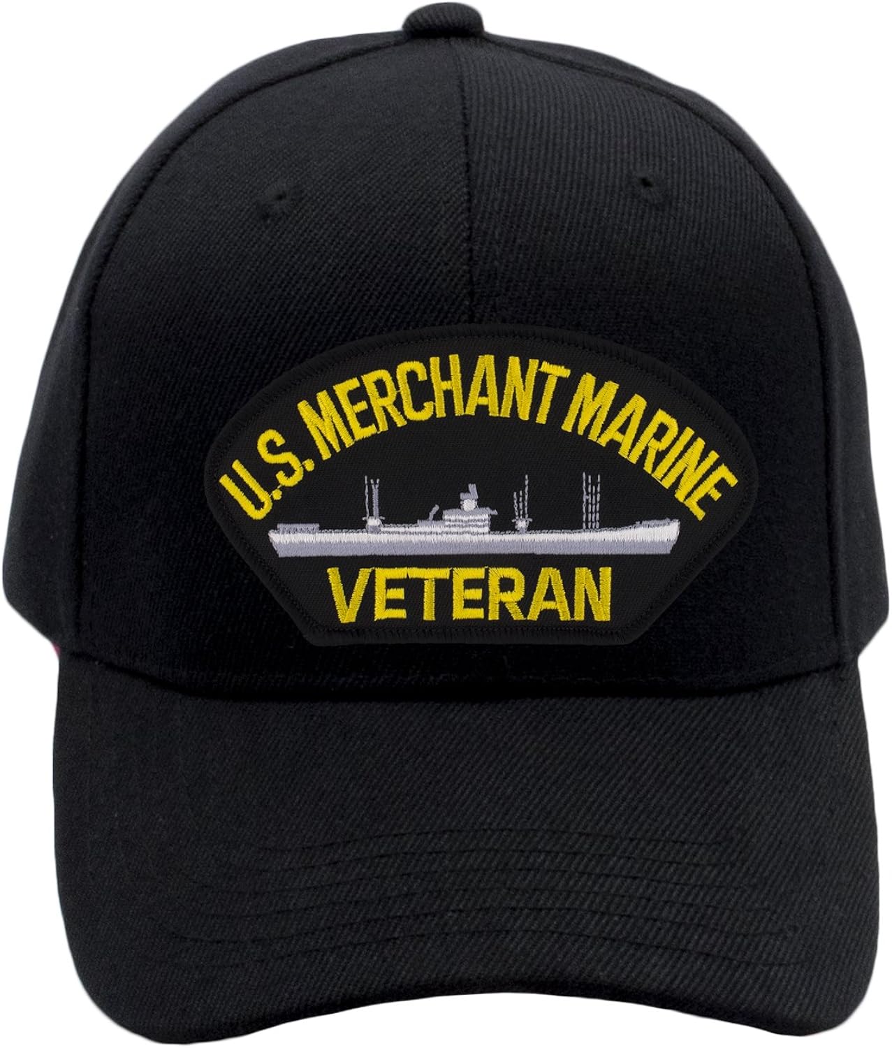 PATCHTOWN US Merchant Marine Veteran Hat/Ballcap Adjustable-Back One ...