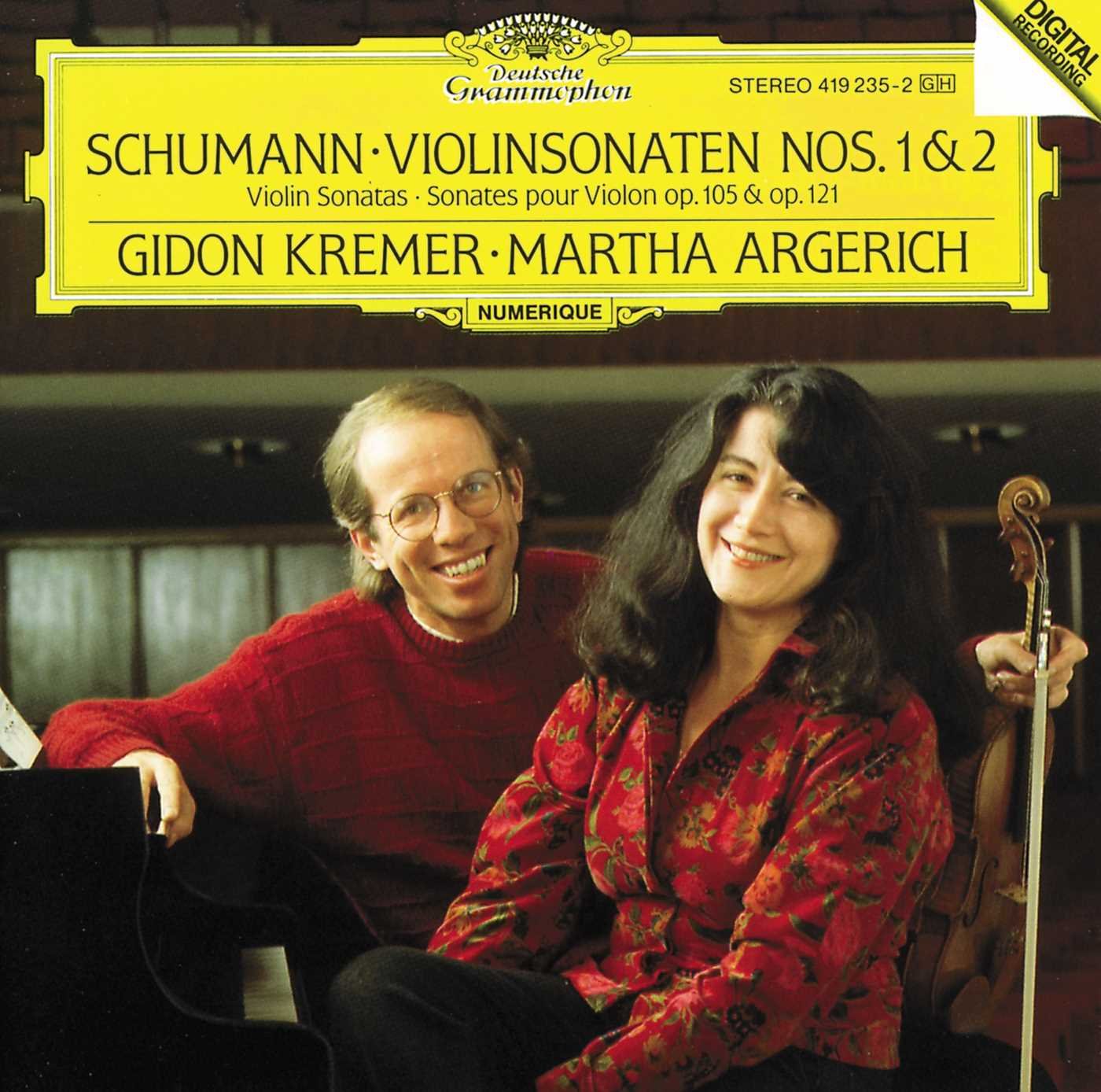 Schumann: Violin Sonatas Nos.1 & 2: Gidon Kremer: Amazon.es: Música