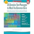 Amazon.com: 25 Complex Text Passages to Meet the Common Core ...