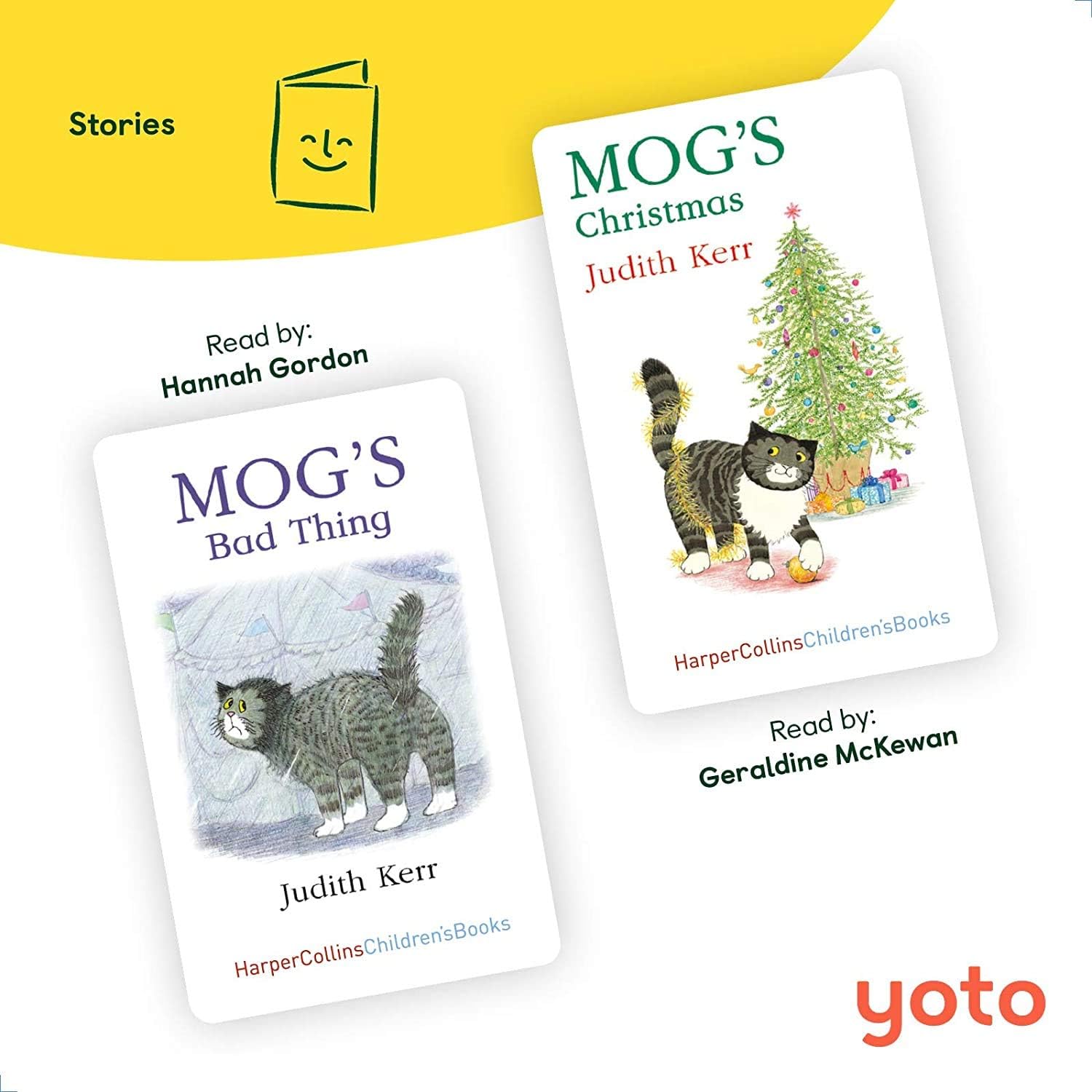 Yoto The Mog Collection by Judith Kerr – Kids Audio Story Cards for ...