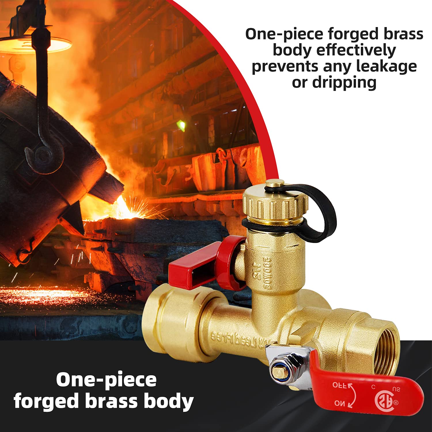 Mua VAV 3/4-Inch IPS Isolator Tankless Water Heater Service Valve Kit ...