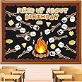 Amazon.com: 133 Pcs Marshmallow S'More Bulletin Board Camping Classroom ...