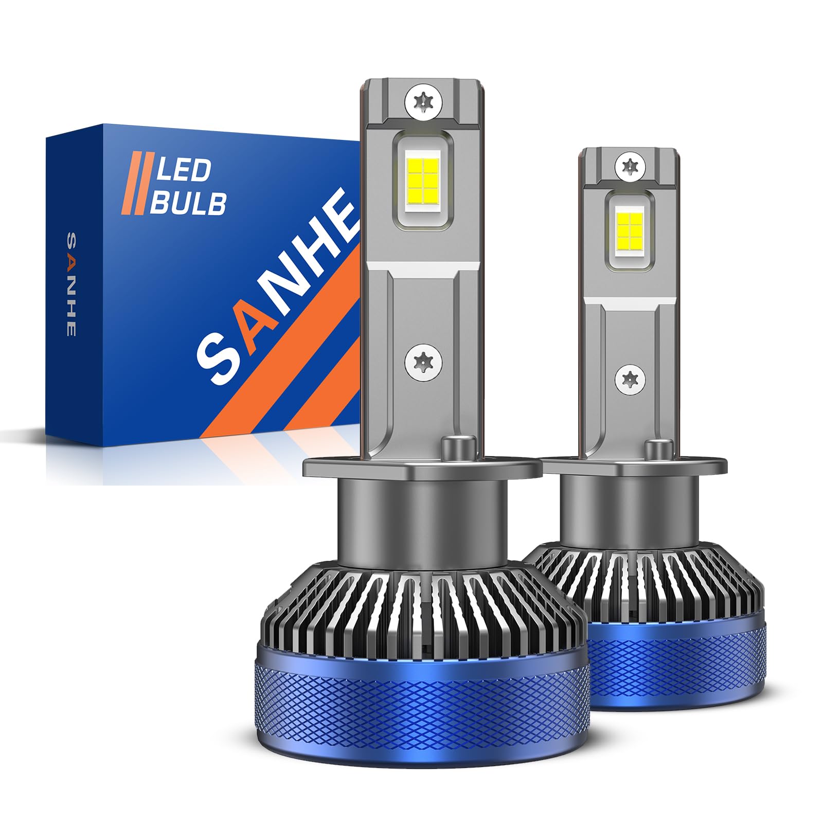 Mua H1 LED Bulbs, 140W 40000LM Bright 6500K Cool White，Easy Plug-N-Play Installation, IP68 ...