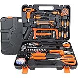 CARTMAN - Juego de 168 herramientas naranjas de mano para el hogar en general, con caja de ...