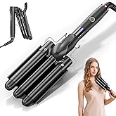 Amazon.com: 3 Barrel Curling Iron Hair Crimper: Birthday Gifts for Women Aleath Dual Voltage ...