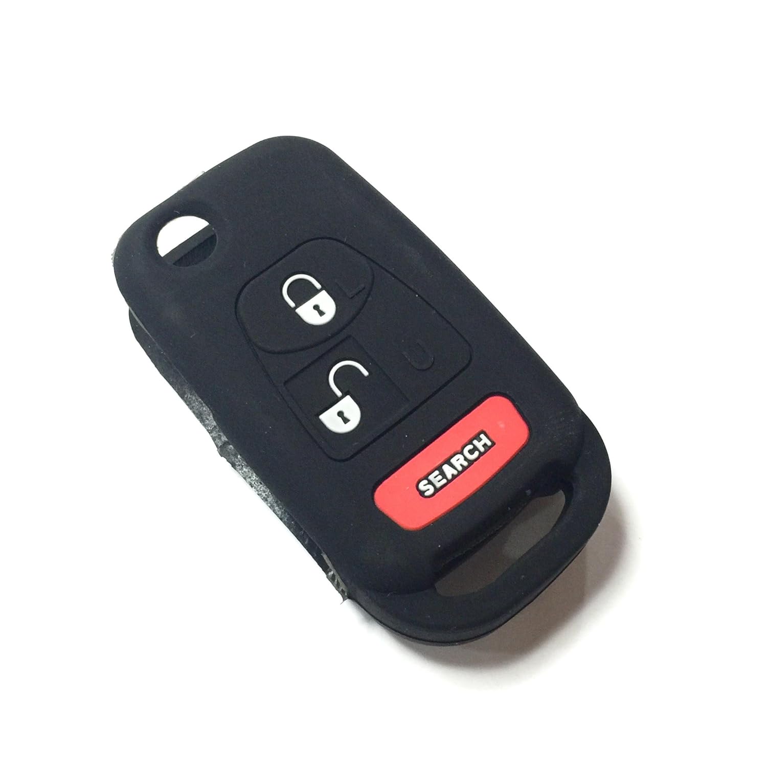 Keyzone Silicone Key Cover For Mahindra Bolero 3 Button Flip Key (Black ...