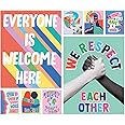 Amazon.com: S&O Set of 8 Diversity Posters for Classroom - Classroom ...