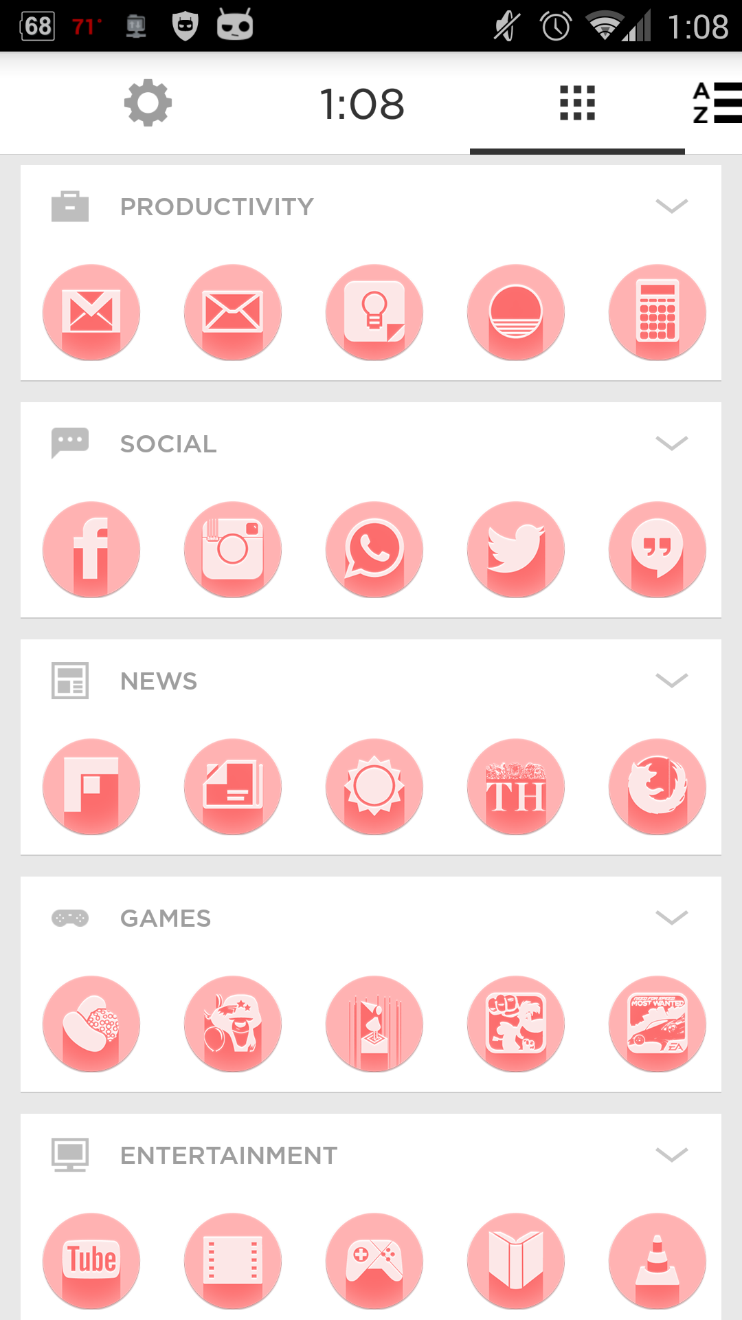 Baby Pink Icon Pack Theme:Amazon.de:Appstore for Android
