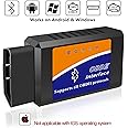 Amazon.com: OBD2 Scanner Bluetooth Code Reader for Android Windows, Auto Car Diagnostic Scan ...