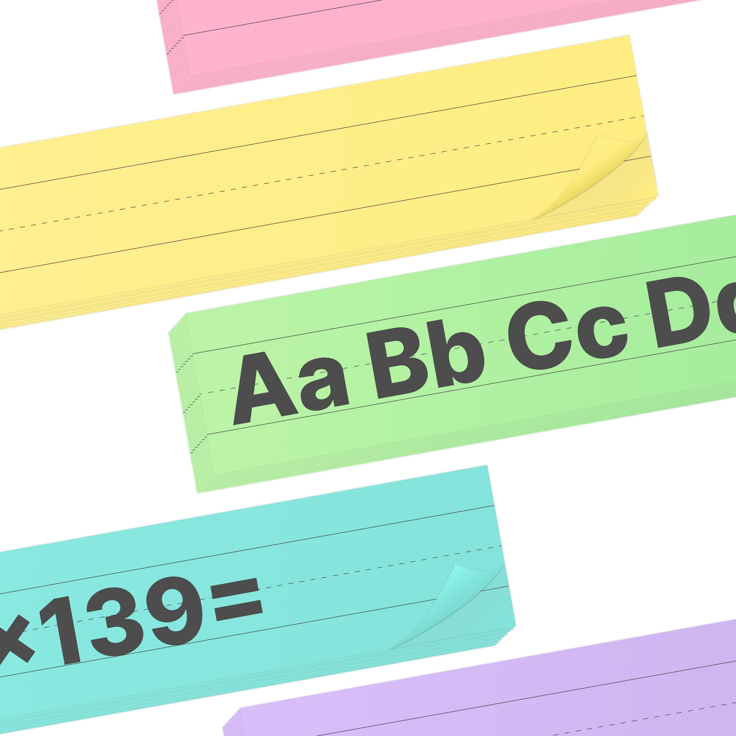 Mua 100 Pack Sentence Strips for Classroom, Chart Paper for Teacher ...