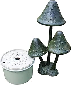 Amazon.com : Aquascape Giant Mushroom Water Fountain Kit, Includes Pump ...