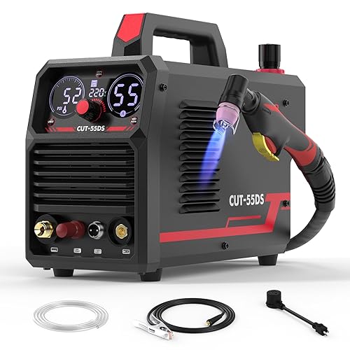 YESWELDER CUT-55DS Plasma Cutter, 55Amp Non-Touch Pilot Arc Air Power ...