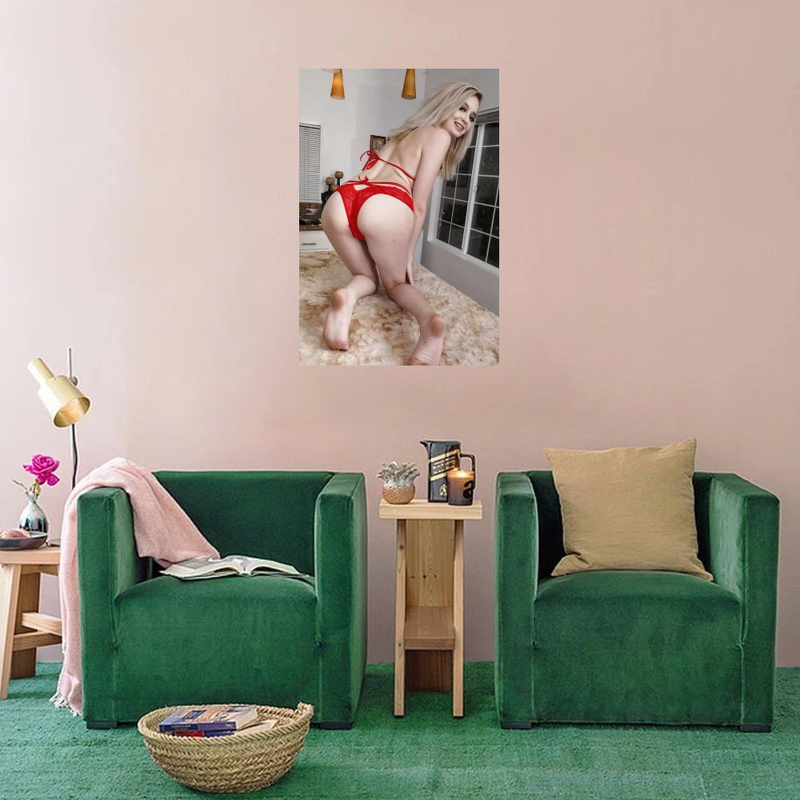 Lexi Lore Sexy Actorss Portrait Aesthetic Poster 2 Canvas Print Wall ...