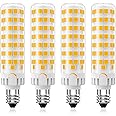 E11 LED Bulb Dimmable, JDE11 120V 100W Halogen Equivalent, T3/T4 Mini Candelabra Base, Warm ...