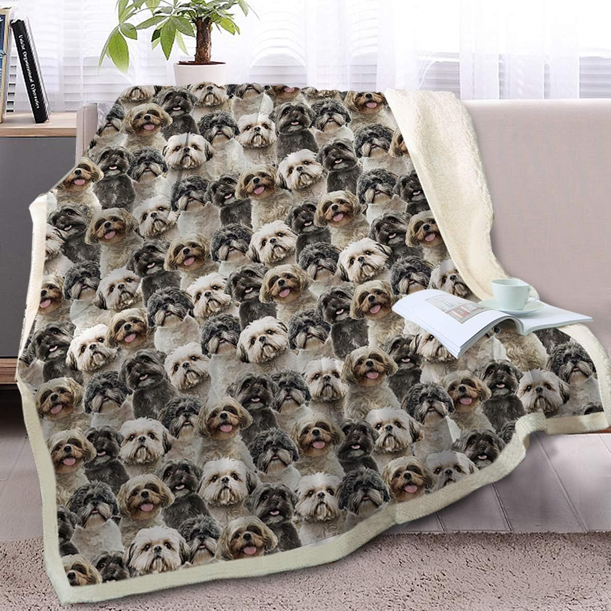 Amazon BlessLiving Fuzzy Dog Blanket For Kids Adults Puppy Lovey amazon-blessliving-fuzzy-dog-blanket-for-kids-adults-puppy-lovey