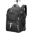Amazon.com: SWICKY RICOOI Vacuum Rolling Backpack,50L Roller Travel ...