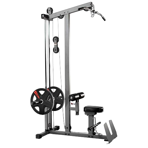 XMark Heavy Duty Lat Pulldown and Low Row Cable Machine with High and ...