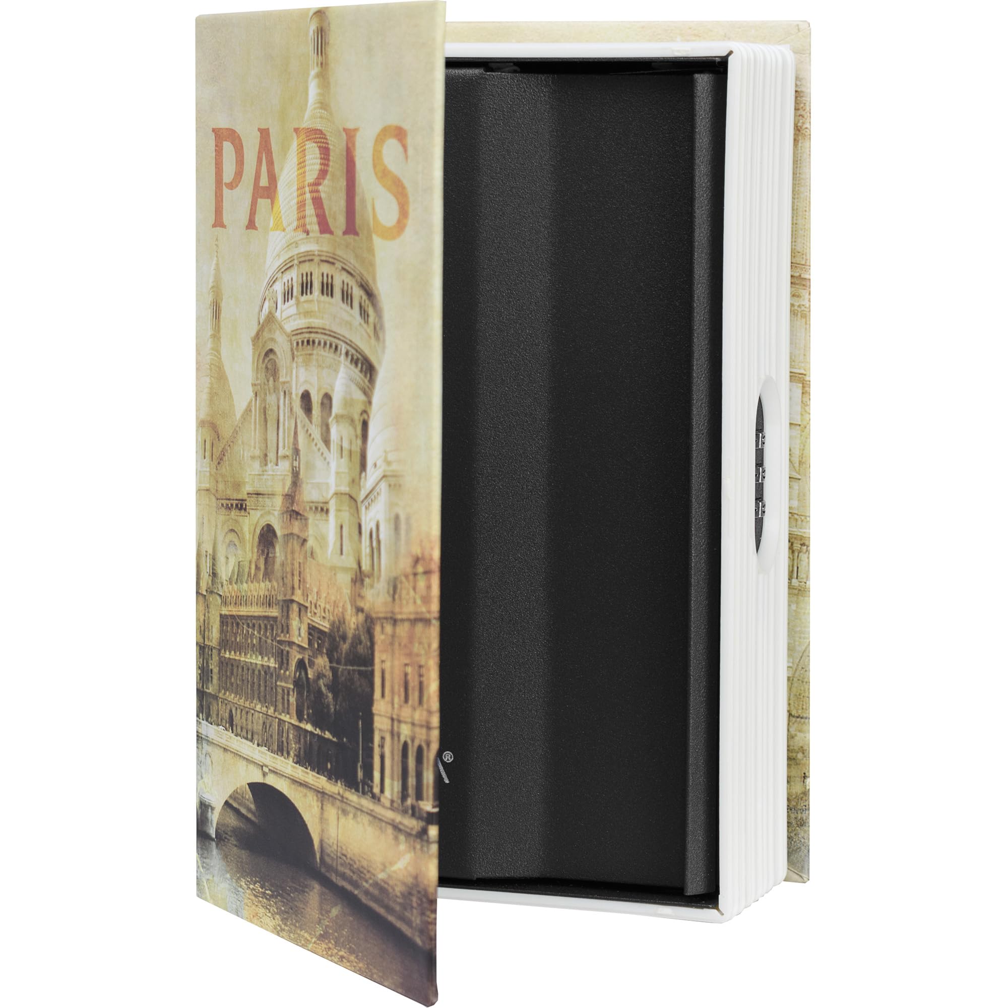 Mua Portable Diversion Dual Book Safe Concealed Lock Box for Secure and ...