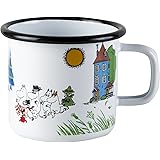 Amazon.com | Moomin Enamel Mug Moomin Hug 3,7 dl Muurla: Coffee Cups & Mugs