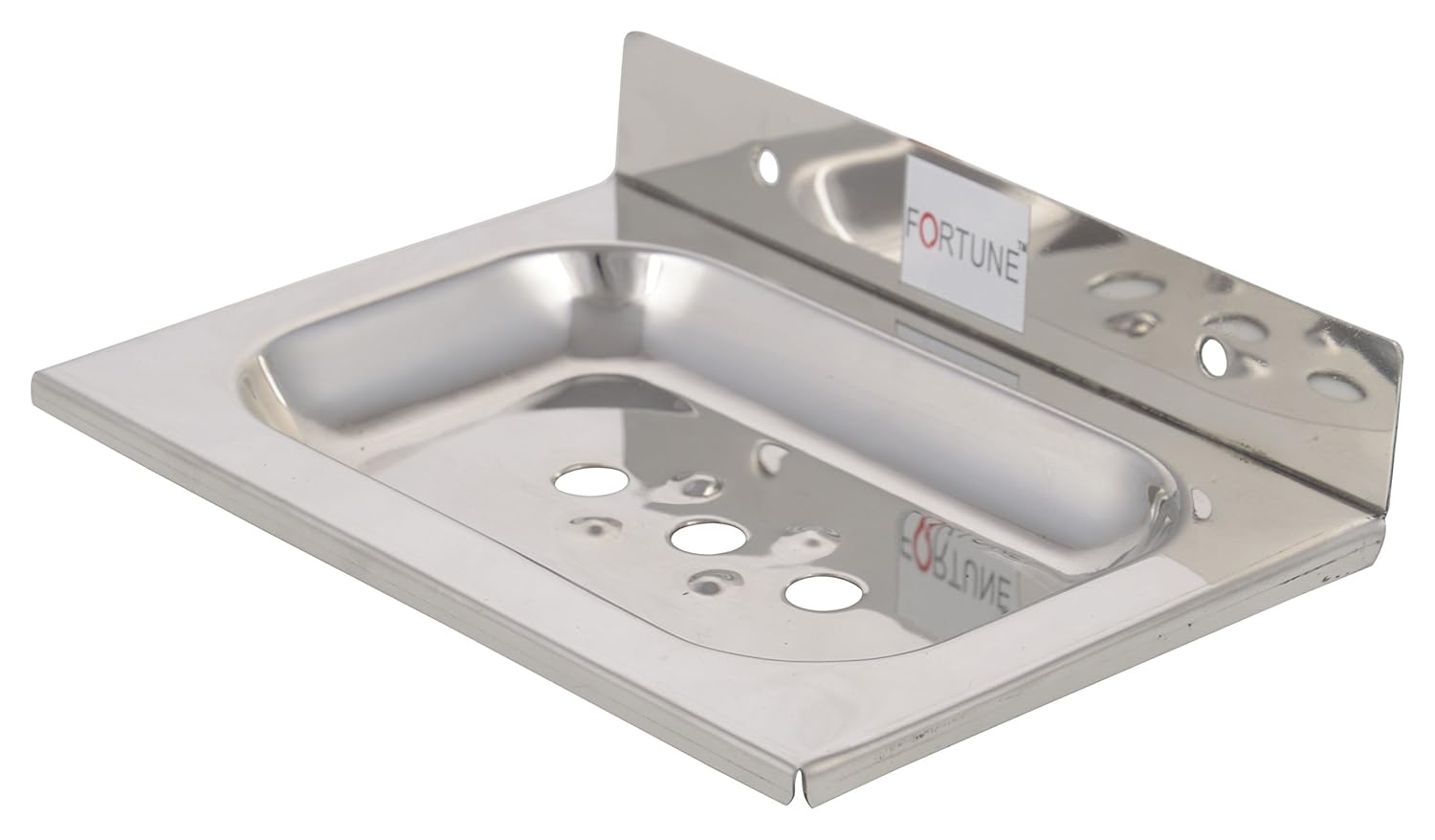 FORTUNE Stainless Steel Single Square Dish Soap Holder Stand, Standard ...