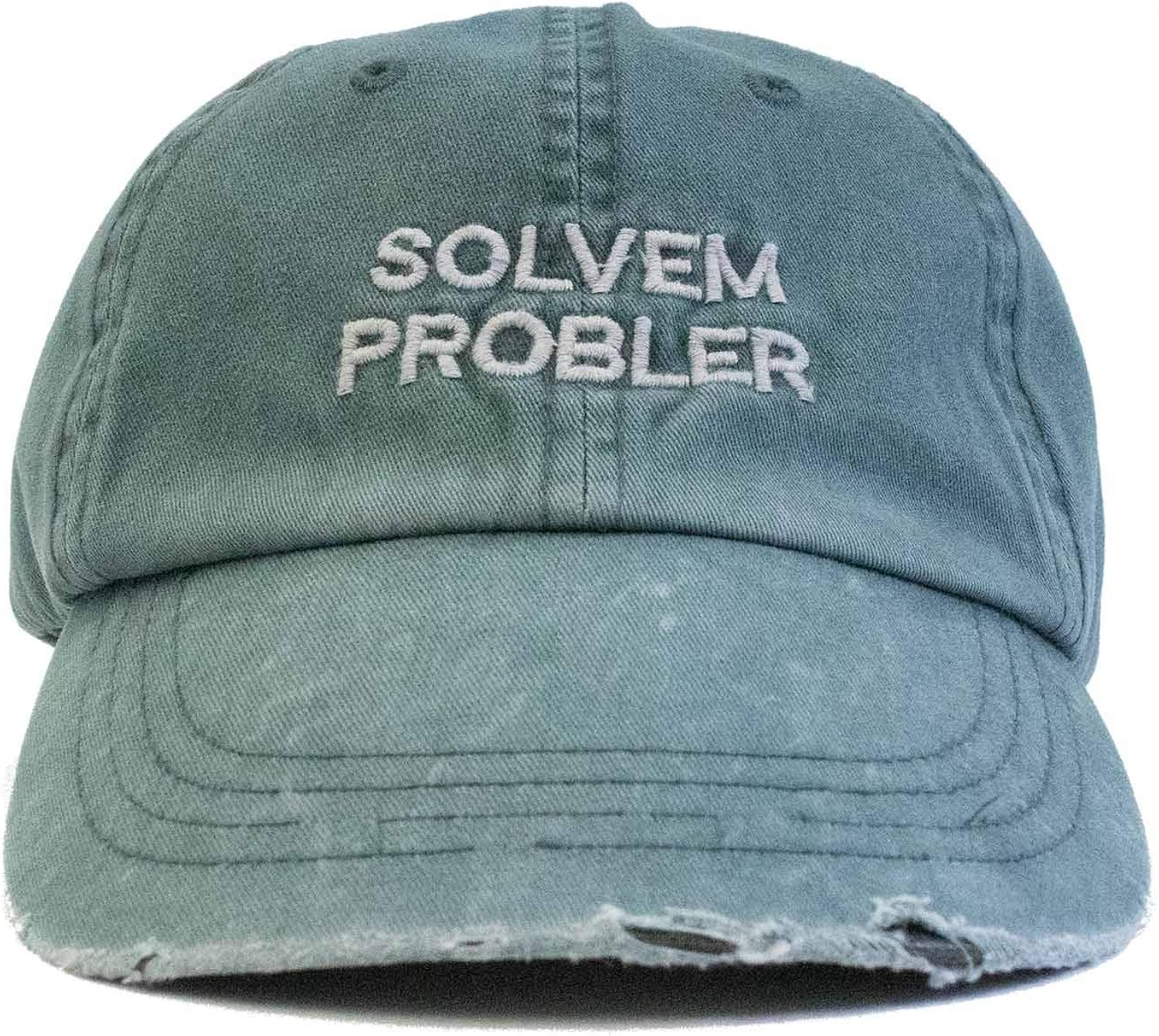 Altru Apparel Solvem Probler 6 Panel Distressed Cap mit Washed Denim ...
