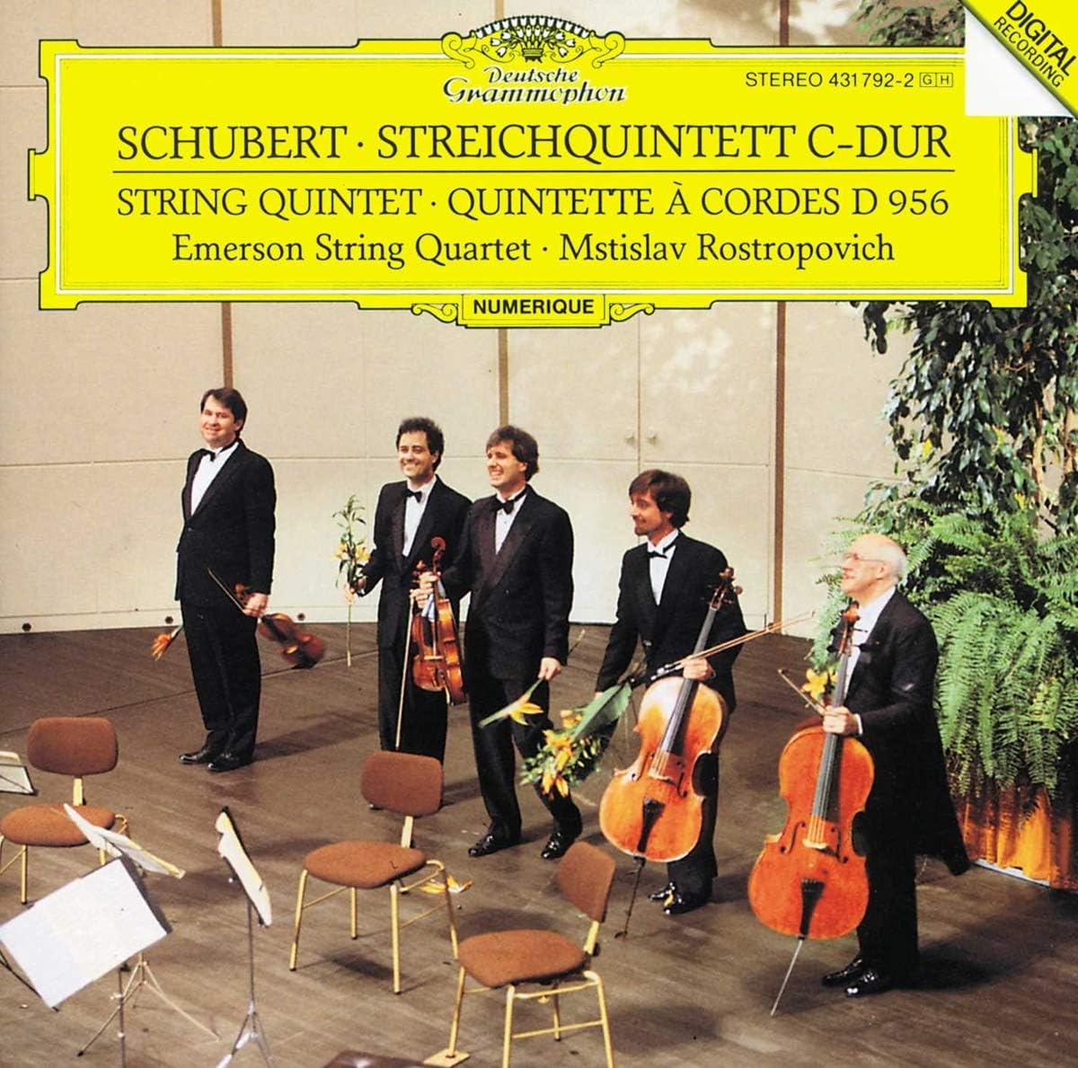 String Quintet: Mstislav Rostropovich, Emerson String Quartet, Franz Peter Schubert: Amazon.ca ...