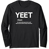 Amazon.com: Cool Yeet Definition Meme Slang Boys Girls Teens T-Shirt ...