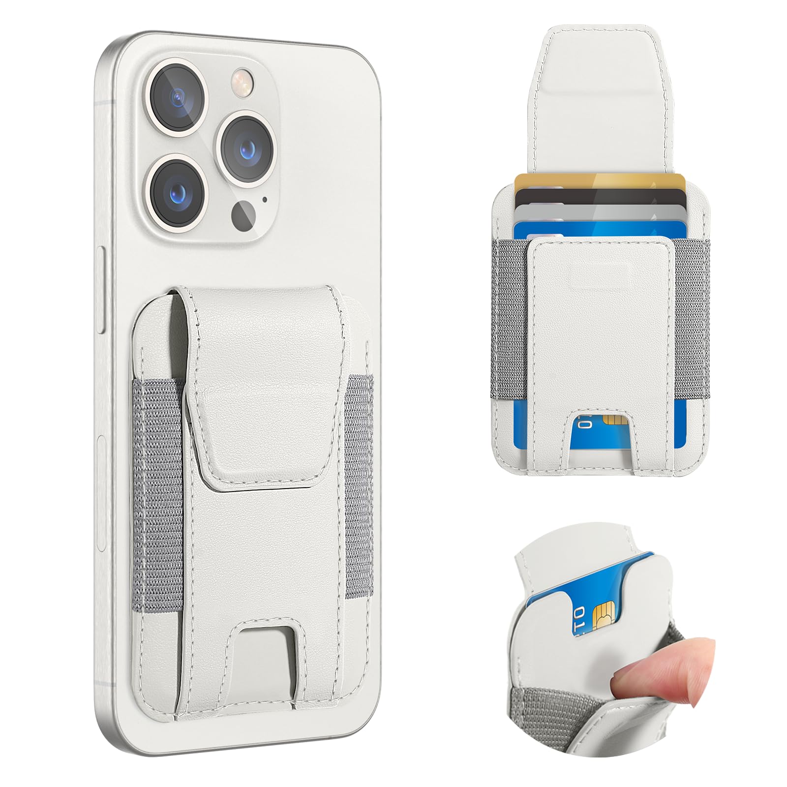 Miroddi for MagSafe Wallet with Privacy Flap, Hidden Compartment ...